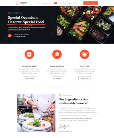 Our Menus – Avada Caterer – Avada Website Builder For WordPress ...